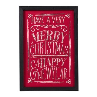 A&B Home Rectangular Merry Christmas Sign - Bed Bath & Beyond - 36812769