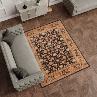 SAFAVIEH Handmade Heritage Ashanti Traditional Oriental Wool Rug - Bed ...