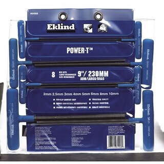 Eklind 64908 T-Handle Hex Key Set, 9", 8-Piece - Bed Bath & Beyond ...