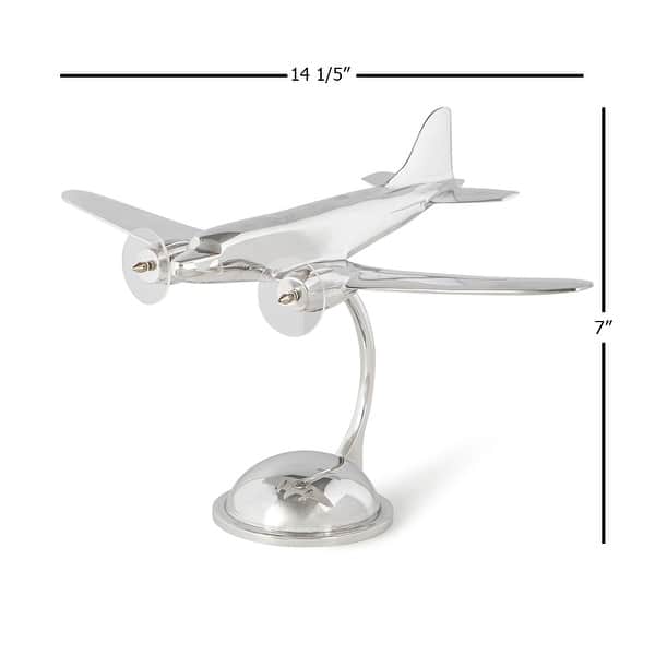Authentic Models Percy Aviation in Silver - Bed Bath & Beyond - 35237849