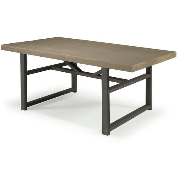 Rustic Forest Solid Wood Dining Table - Bed Bath & Beyond - 37075963