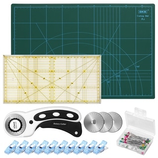 45mm Rotary Cutter Tool Kit with Rotary Cutter A3 Cutting Mat and ...