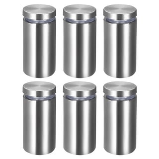 Glass Standoff Mount Stainless Steel Wall Standoff 25 x 52mm 6Pcs - 2. ...