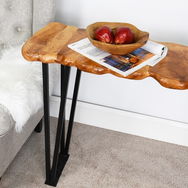 Greenage Cedar Wood Console Table 47 x13.8 x33.5 H On Sale Bed Bath Beyond 35899989