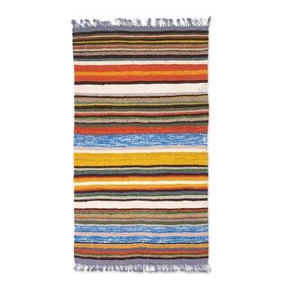 Novica Handmade Sunset Roads Wool Area Rug (2.5X4.5) - 2' x 6' Runner ...