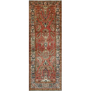 Fine Vintage Distressed Arthur Rust/Blue-Grey Runner - 3'5" x 9'8 ...