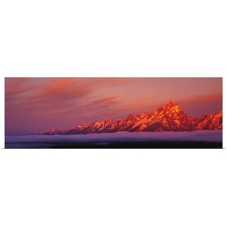 "Teton Range Grand Teton National Park WY" Poster Print - Bed Bath ...