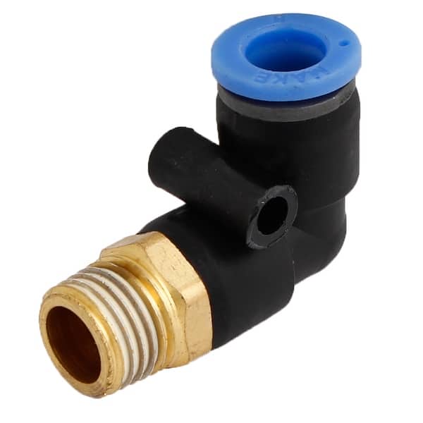 Elliptical Ring 13mm 1/4 PT Male Thread to 8mm Hole Pneumatic Quick ...