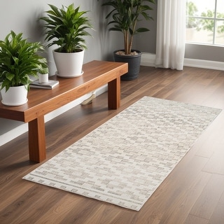 Boco Distressed Stain Resistant Woven Durable Area Rug By HomeRoots - 2 ...