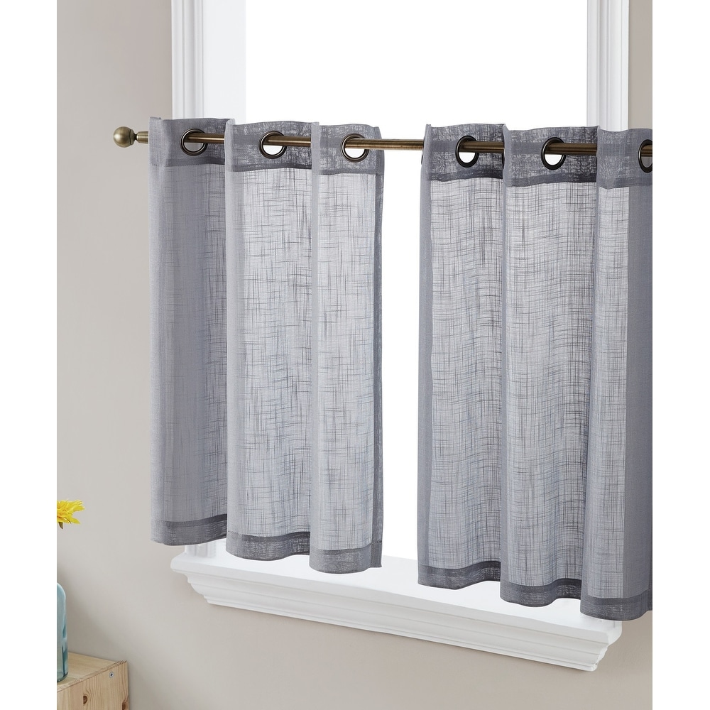 Grey Grommet Valances - Bed Bath & Beyond