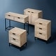 Alden Décor Ian 3 Drawer Side Table - Bed Bath & Beyond - 32203559