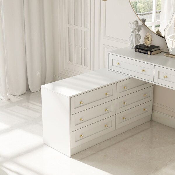 Fancy white dresser store