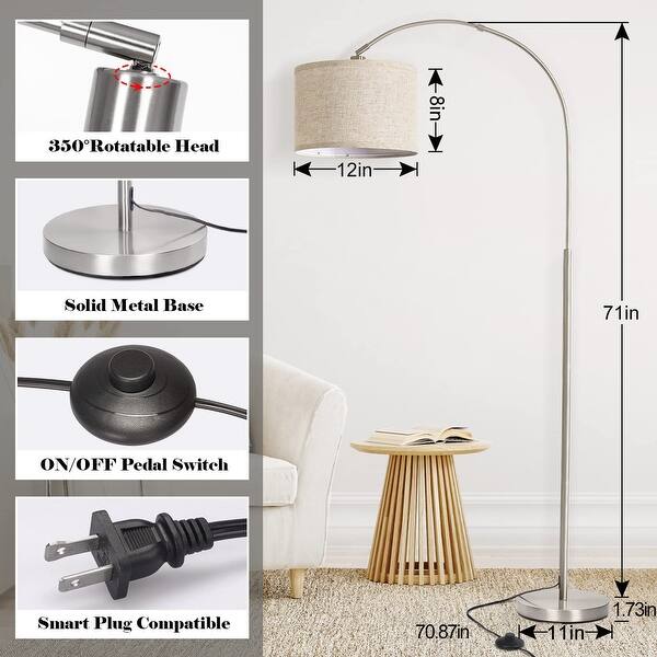 floor lamp with toggle switch