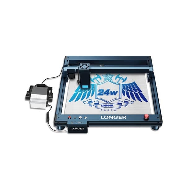 LONGER B1 20W Precision Laser Engraver Machine - Blue - Bed Bath ...