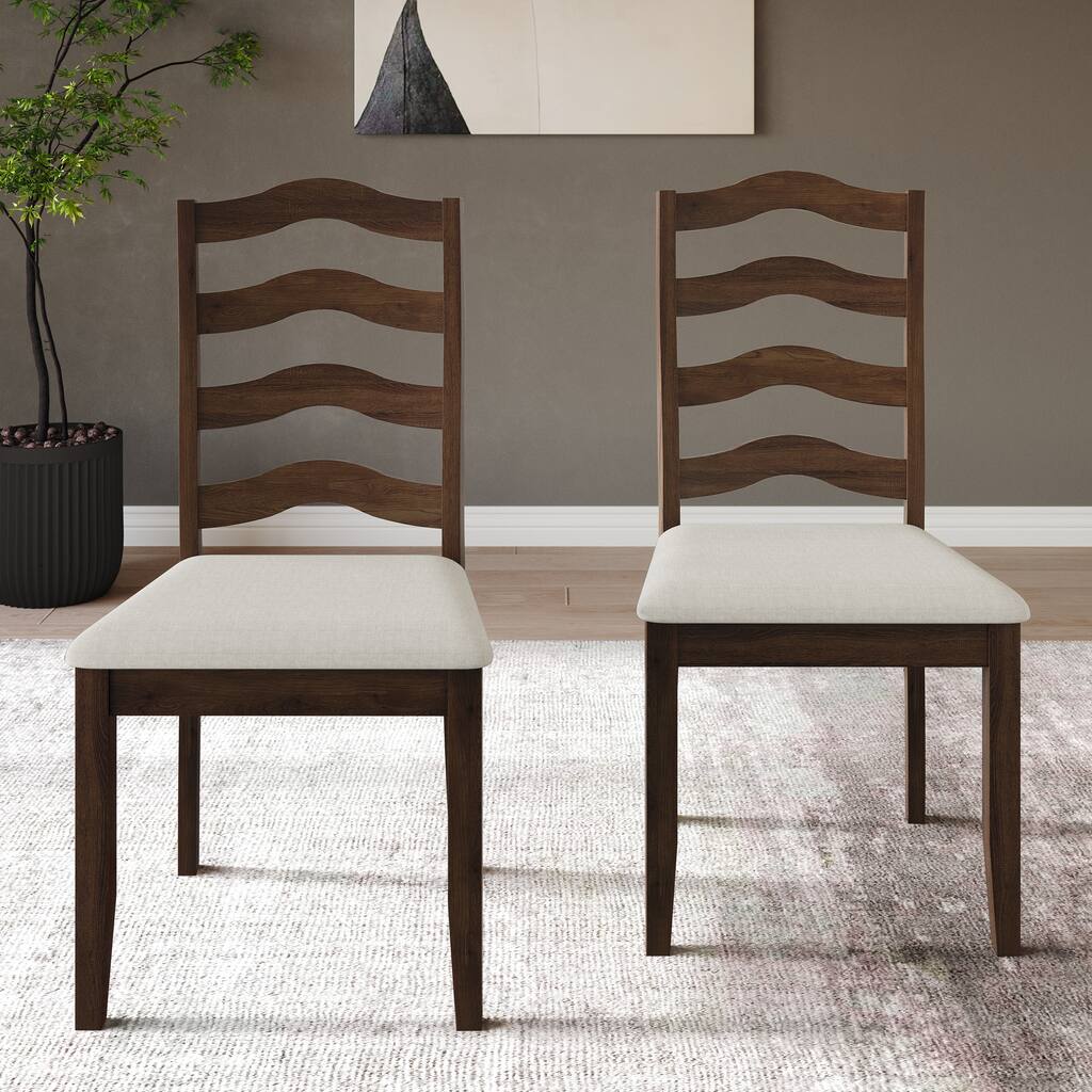CraftPorch Simple Timeless Wooden Dining Chairs (Set of 2) - On Sale ...