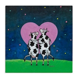 Stupell Loving Significant Udder Canvas Wall Art Design By Roger Straub ...