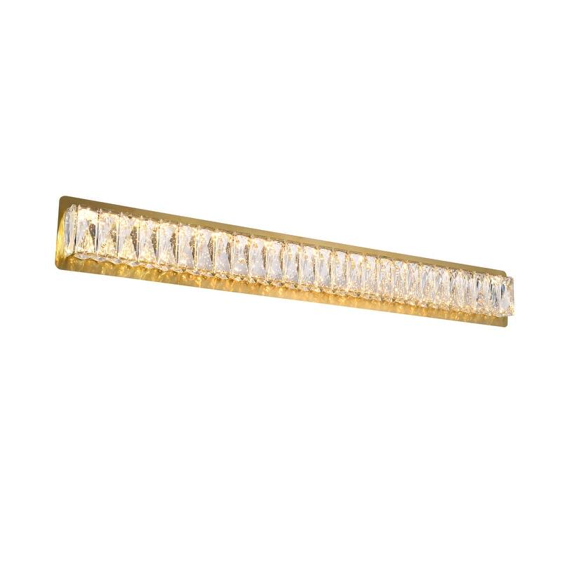 Madelyn Integrated LED Wall Sconce in Gold - Bed Bath & Beyond - 30105765