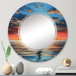 Designart "Sailboat Luminous Horizons I" Nautical & Beach Modern Wall ...