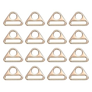 16 Pcs Triangle Buckles Adjuster Triangle D Rings Strap - Bed Bath ...