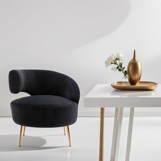 Modern Geometric Design Accent Chair, Arm Chairs Plywood Frame Leisure ...