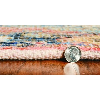 3'x5' Blue Hand Woven Oval Medallion Indoor Area Rug - 3'6" - Bed Bath ...