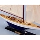 Wooden Defender Limited Model Sailboat 25" - 24" L x 4" W x 25" H - Bed ...