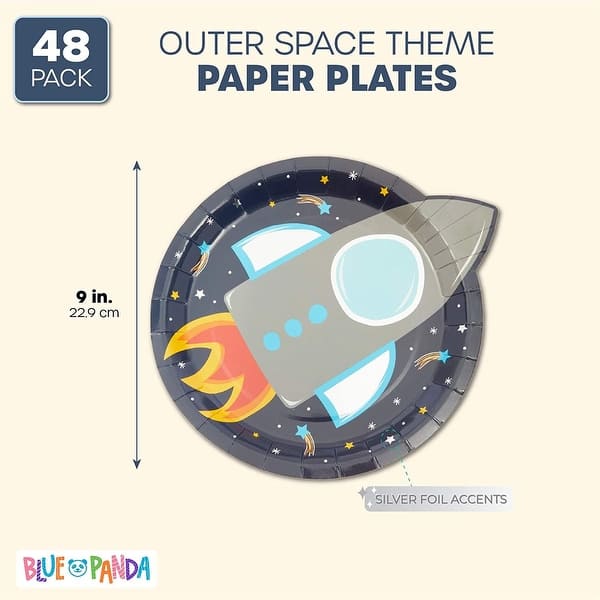 rocket party plates