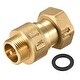 Check Valve DN15, G1/2 Male to G3/4 Female Thread Brass, Prevent Fluid ...