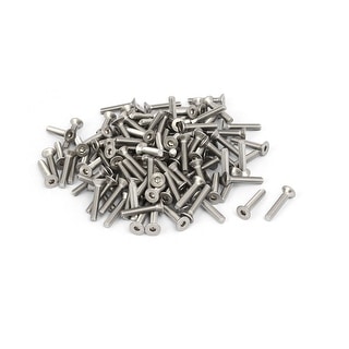 M3x16mm 304 Stainless Steel Flat Head Hex Socket Screws Fasteners ...