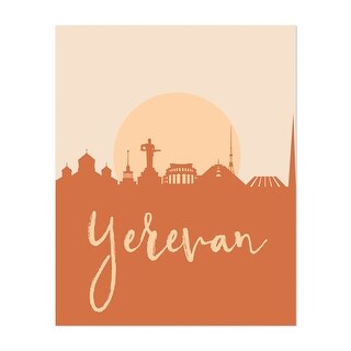 Yerevan Armenia Maps City Cityscape Coordinates Love Art Print/Poster ...