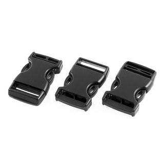 Quick Side Release Buckles Black 2.5cm Strap Width 3Pcs - Bed Bath ...