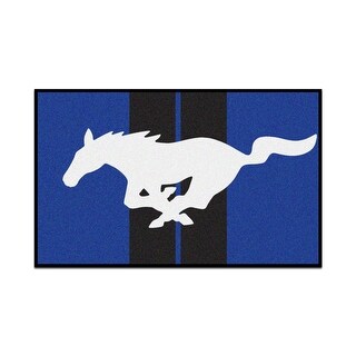 Ford - Mustang Horse 4 x 6 Foot Plush Non-Skid Area Rug - Bed Bath ...
