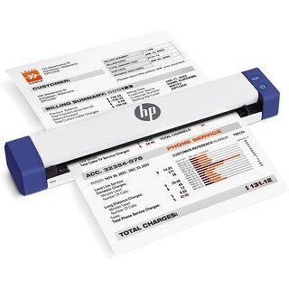 HP Small USB Document & Photo Scanner for Portable 1-Sided Sheetfed ...