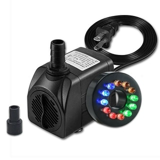 Submersible Water Pump with 12 LED Lights - Bed Bath & Beyond - 40115327
