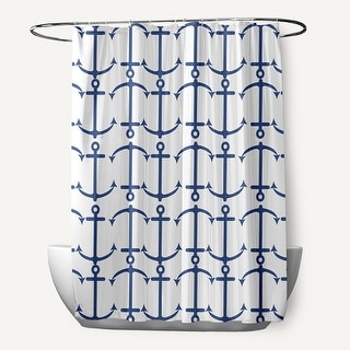 Anchor Pattern Shower Curtain - Bed Bath & Beyond - 38883380