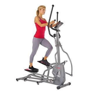 Magnetic Exercise Elliptical Stepper Machine, Device Holder, LCD ...