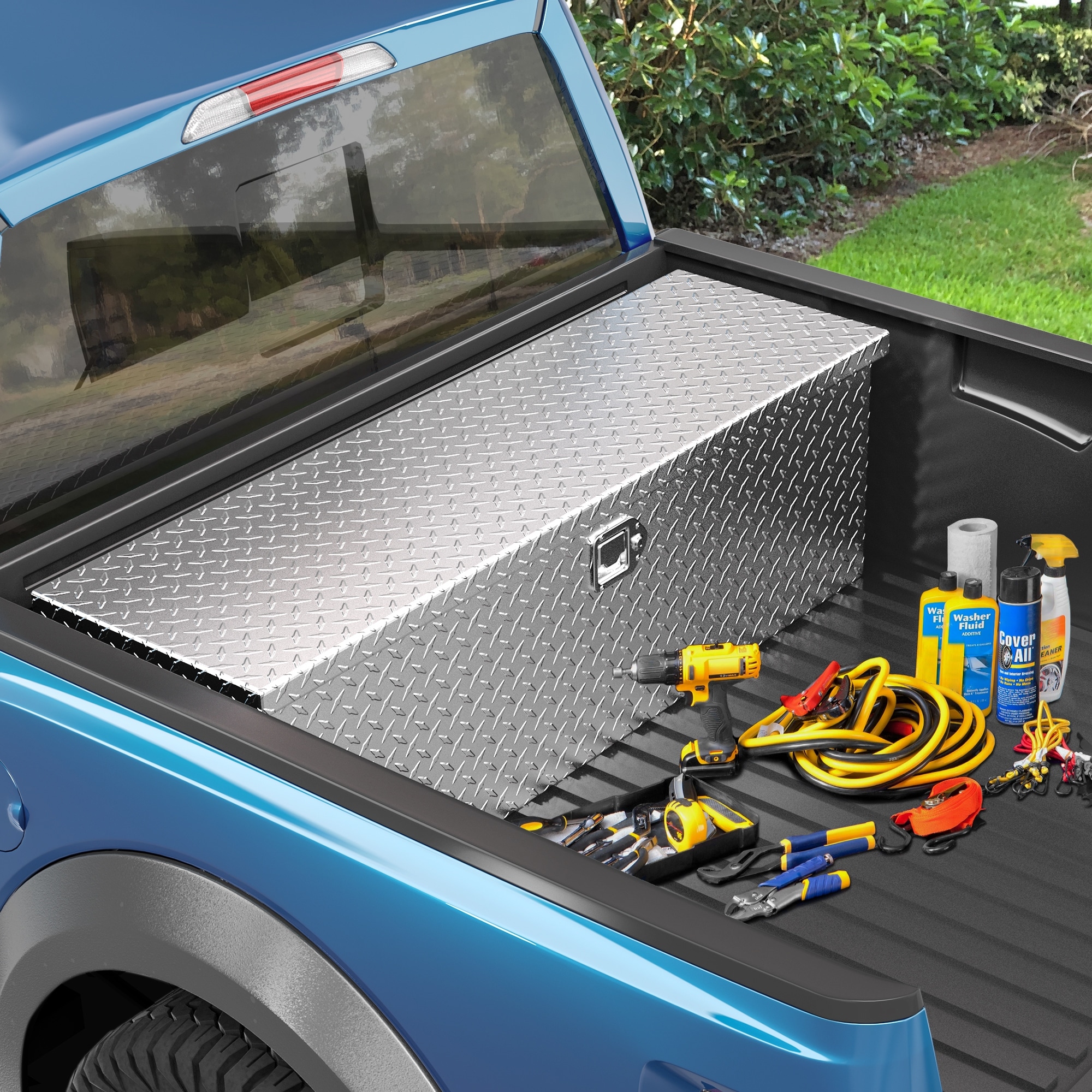 in bed tool box mount