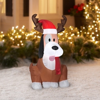Airblown-Whimsey Dog w/Antlers-SM - Bed Bath & Beyond - 36211156