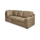 Signature Design by Ashley Bandon Brown 3-Piece Sectional - 127"W x 100 ...