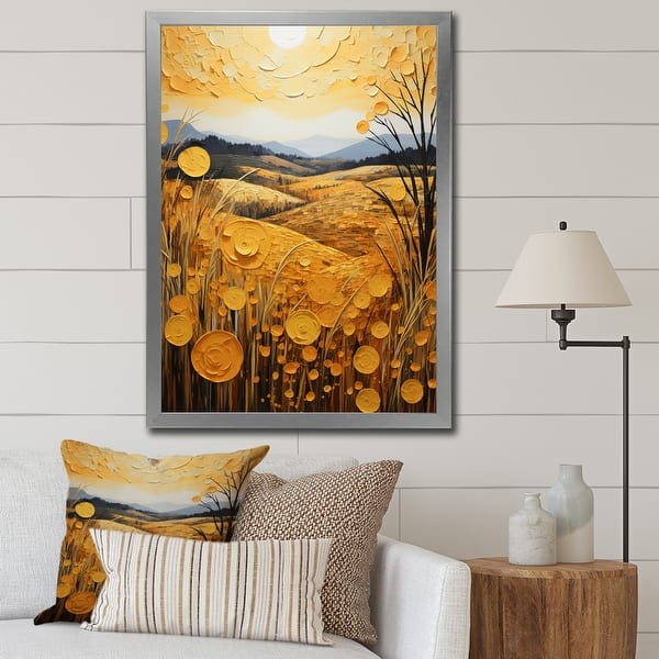wheat framed art