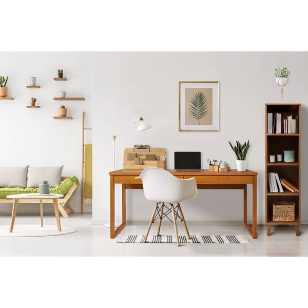 Memomad Duna Home Office Solid Wood Desk with Drawers - Bed Bath ...