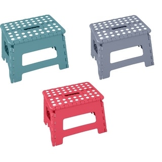 9" Heavy Duty Folding Step Stool with Handle - On Sale - Bed Bath ...