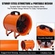 Utility Blower Exhaust Fan with Duct, Heavy Duty Blower Fan, High ...