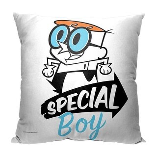Cartoon Network Dexter's Lab Very Special Boy 18 Inch Throw Pillow ...