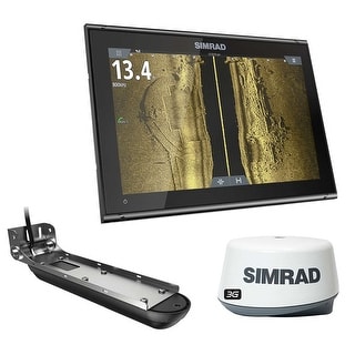 Simrad GO12 XSE 12-Inch Chartplotter & Radar Display w/ Broadband 3G ...