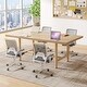 Rectangular Conference Table, 63 Inches Conference Room Table for 6 ...
