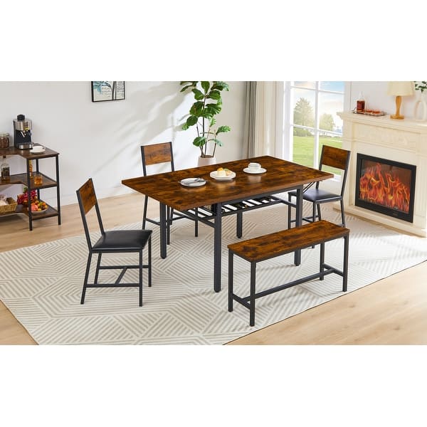 large rectangular drop leaf dining table