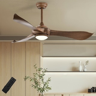 52 Inch Ceiling Fan with Light Reversible DC Motor - Bed Bath & Beyond ...