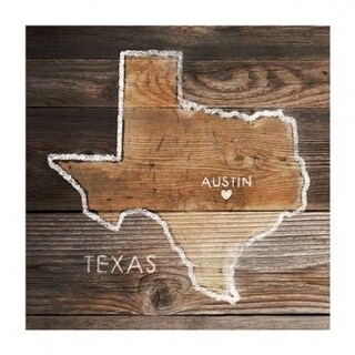Texas Rustic Map Poster Print By Pi Galerie - Bed Bath & Beyond - 36562286