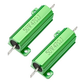 50W 47 Ohm Aluminium Housing Chassis Mount Wirewound Power Resistor ...